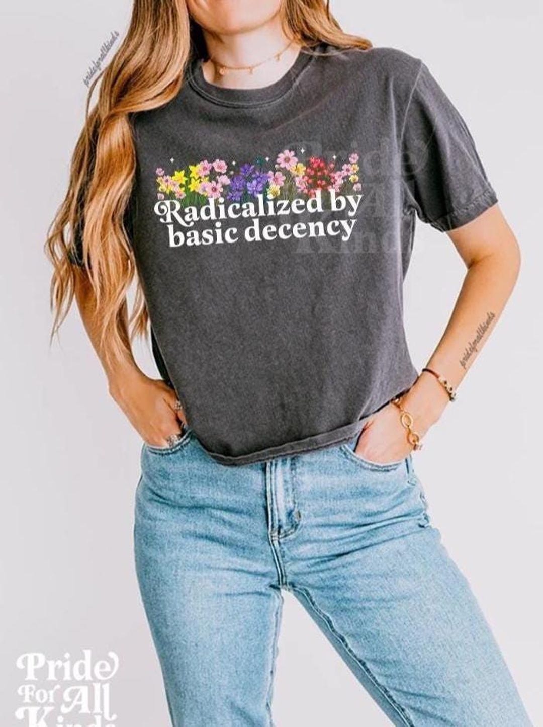 Radicalized by Basic Decency Shirt | Feminist Crop Top | Liberal Tshirt ...
