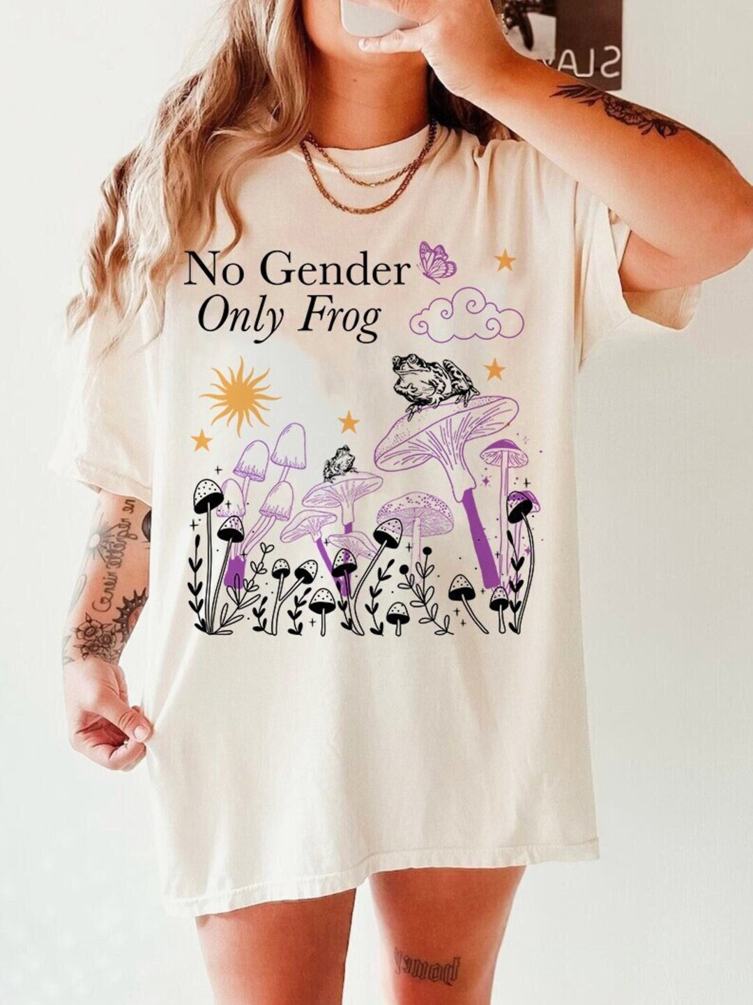 No Gender Only Frog Shirt Nonbinary Shirt Enby Shirt Nonbinary Frog ...