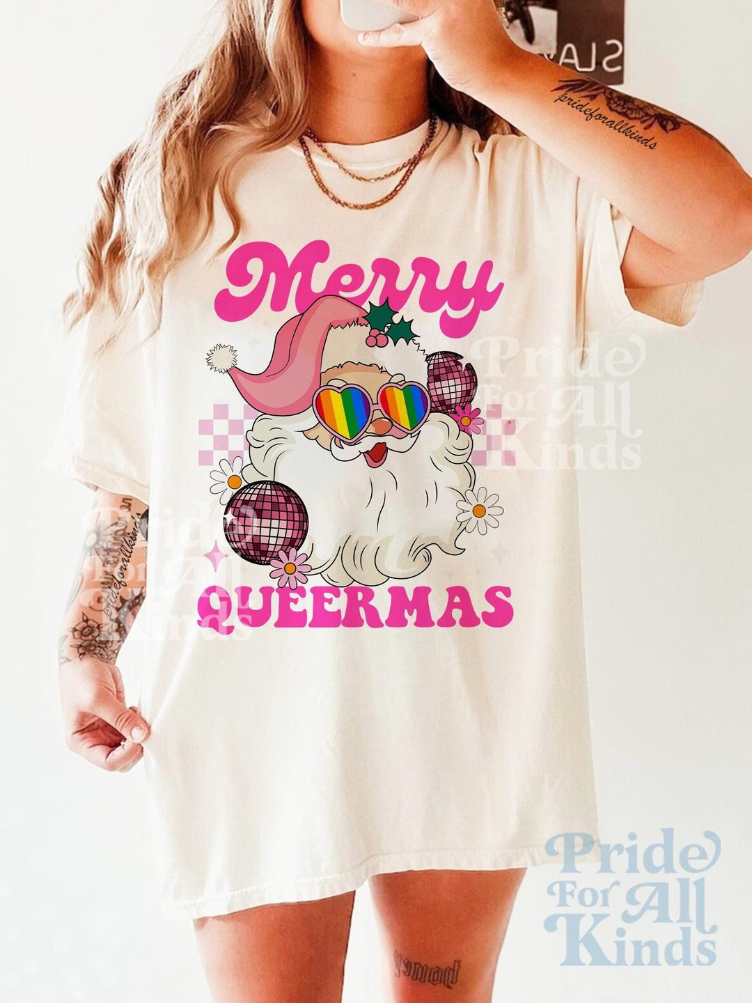 Merry Queermas | Gay Christmas Shirt | Queer Christmas | Lesbian Christmas | Bisexual Christmas ...