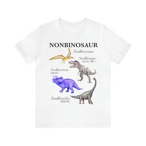 Nonbinosaur Shirt | Non Binary Dinosaur Shirt | Funny Nonbinary Shirt ...