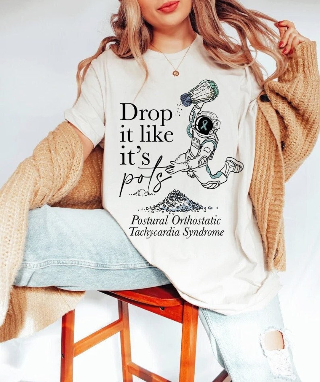 Drop It Like It's Pots | Pots Awareness Shirt | Postural Orthostatic ...