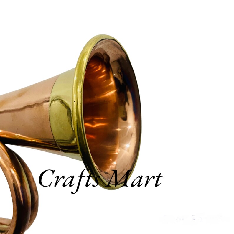 Parade Style Bugle Brass & Copper Low Pitch Bugle Army Military Copper ...