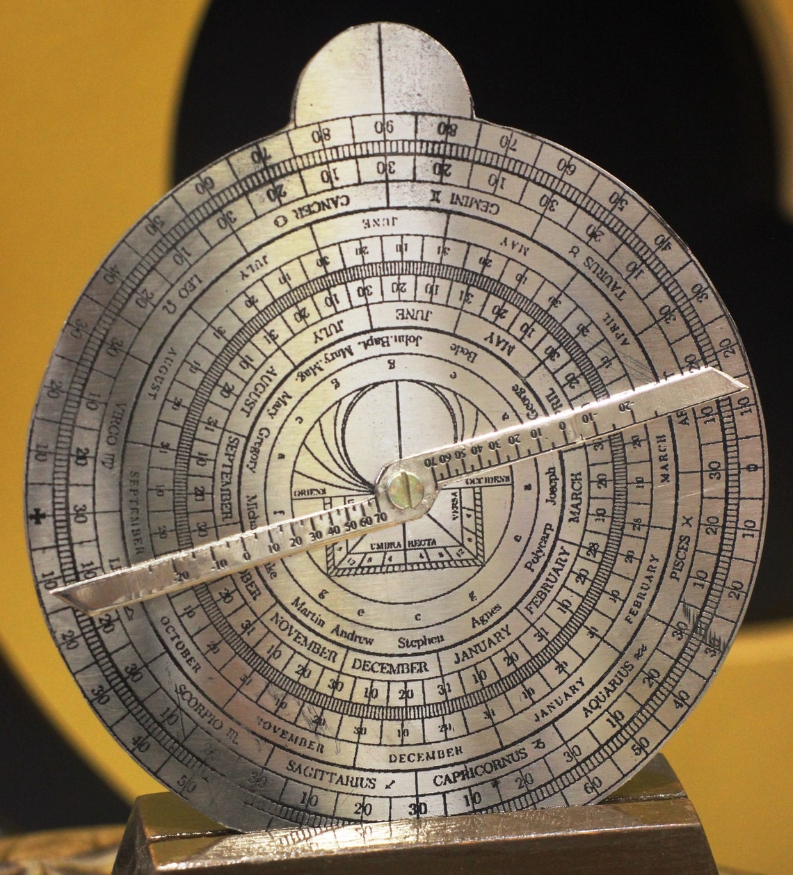 Brass Astrolabe Compass: Silver Sky Navigation Instrument Replica - Etsy