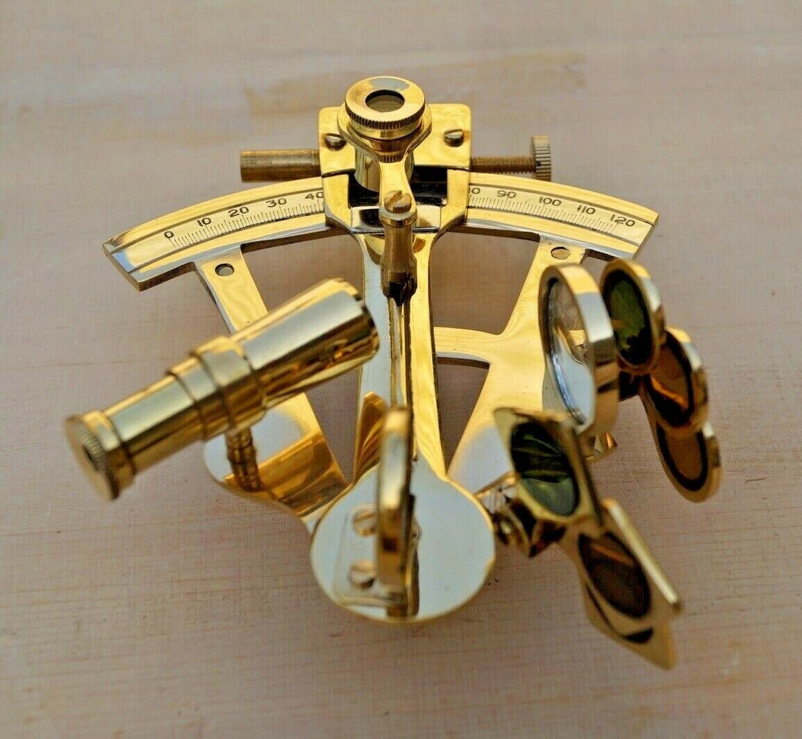 Nautical Sextant, Custom Engraved Gift, Brass Sextant, Working Sextant ...