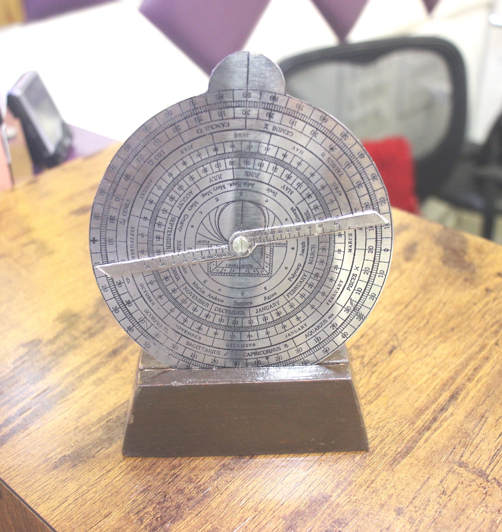 Brass Astrolabe Compass: Silver Sky Navigation Instrument Replica - Etsy