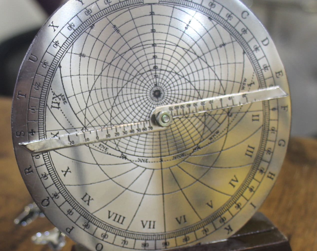 Brass Astrolabe Compass: Silver Sky Navigation Instrument Replica - Etsy