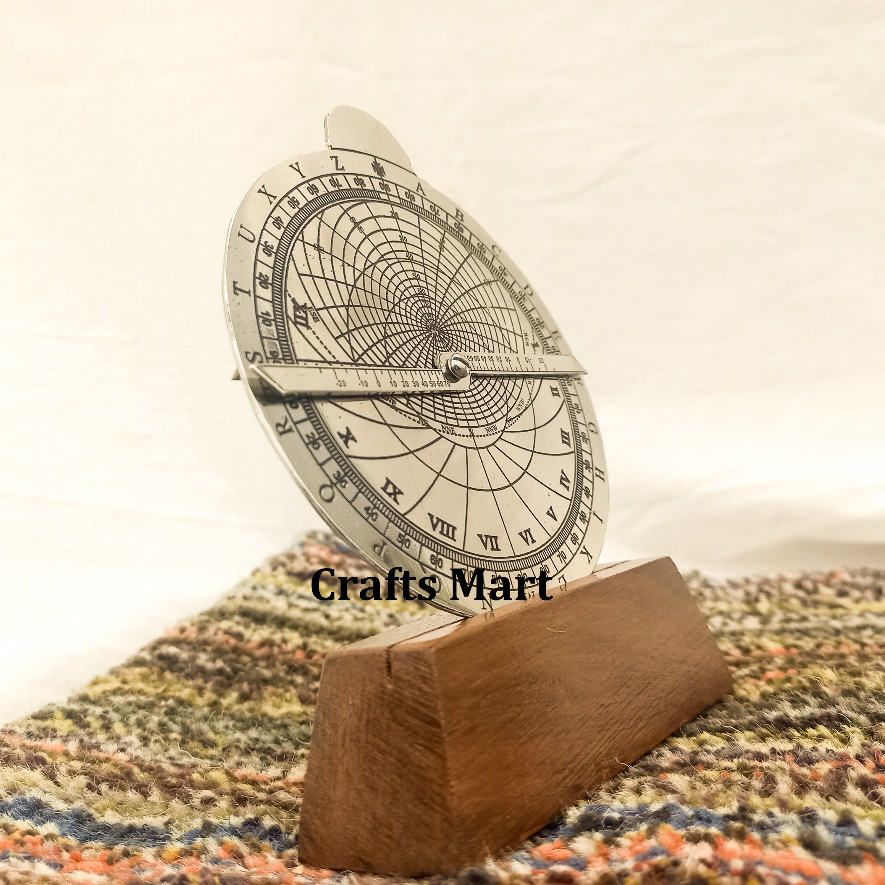 Astrolabe, Astronomical Device, Silver Steel Astrolabe, Star Finding ...