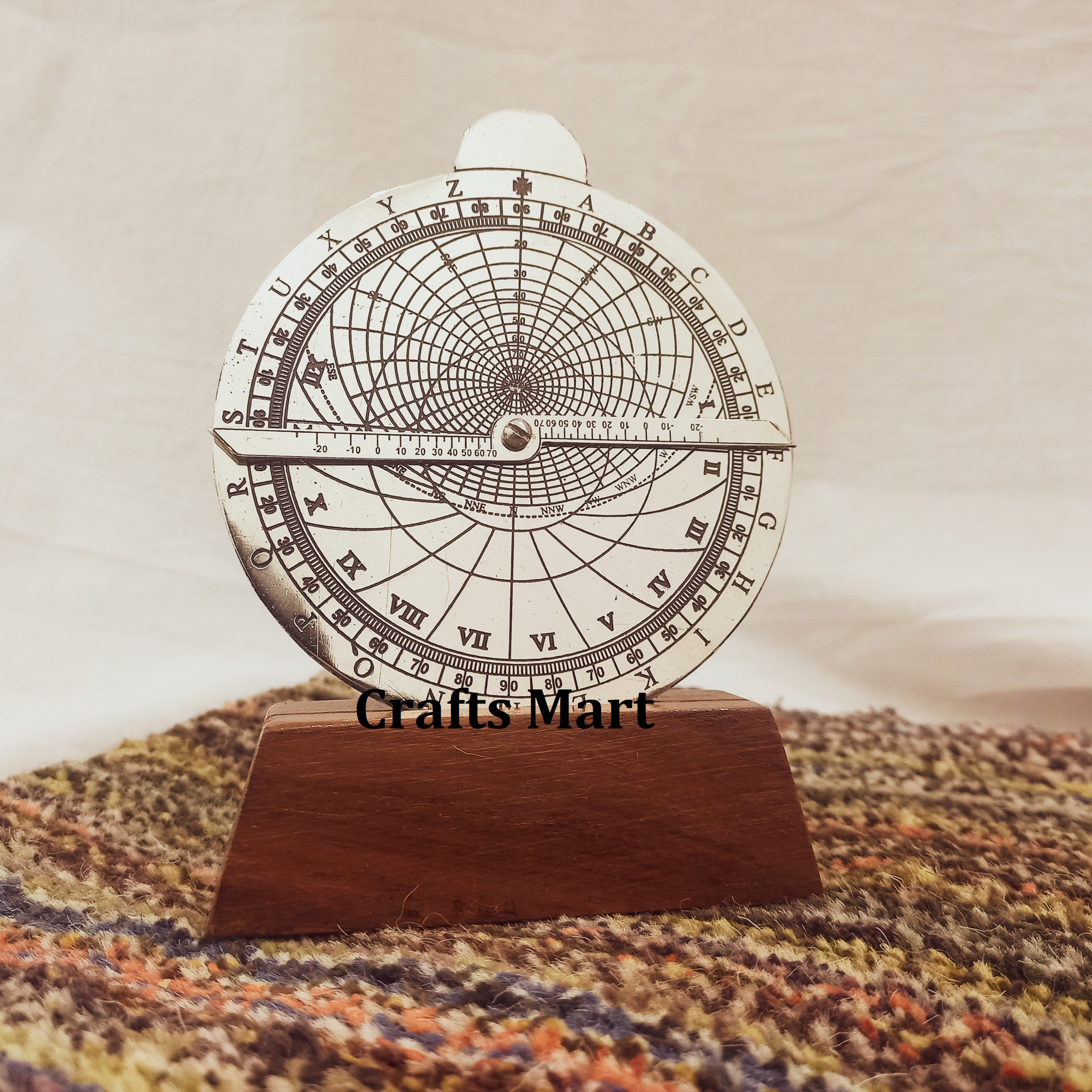 Astrolabe, Astronomical Device, Silver Steel Astrolabe, Star Finding ...