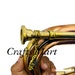 Parade Style Bugle Brass & Copper Low Pitch Bugle Army Military Copper ...
