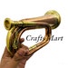 Parade Style Bugle Brass & Copper Low Pitch Bugle Army Military Copper ...