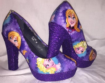 Frozen Heels | Etsy UK