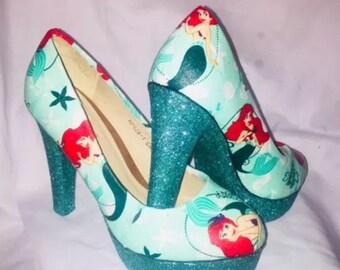 Little Mermaid Heels | Etsy