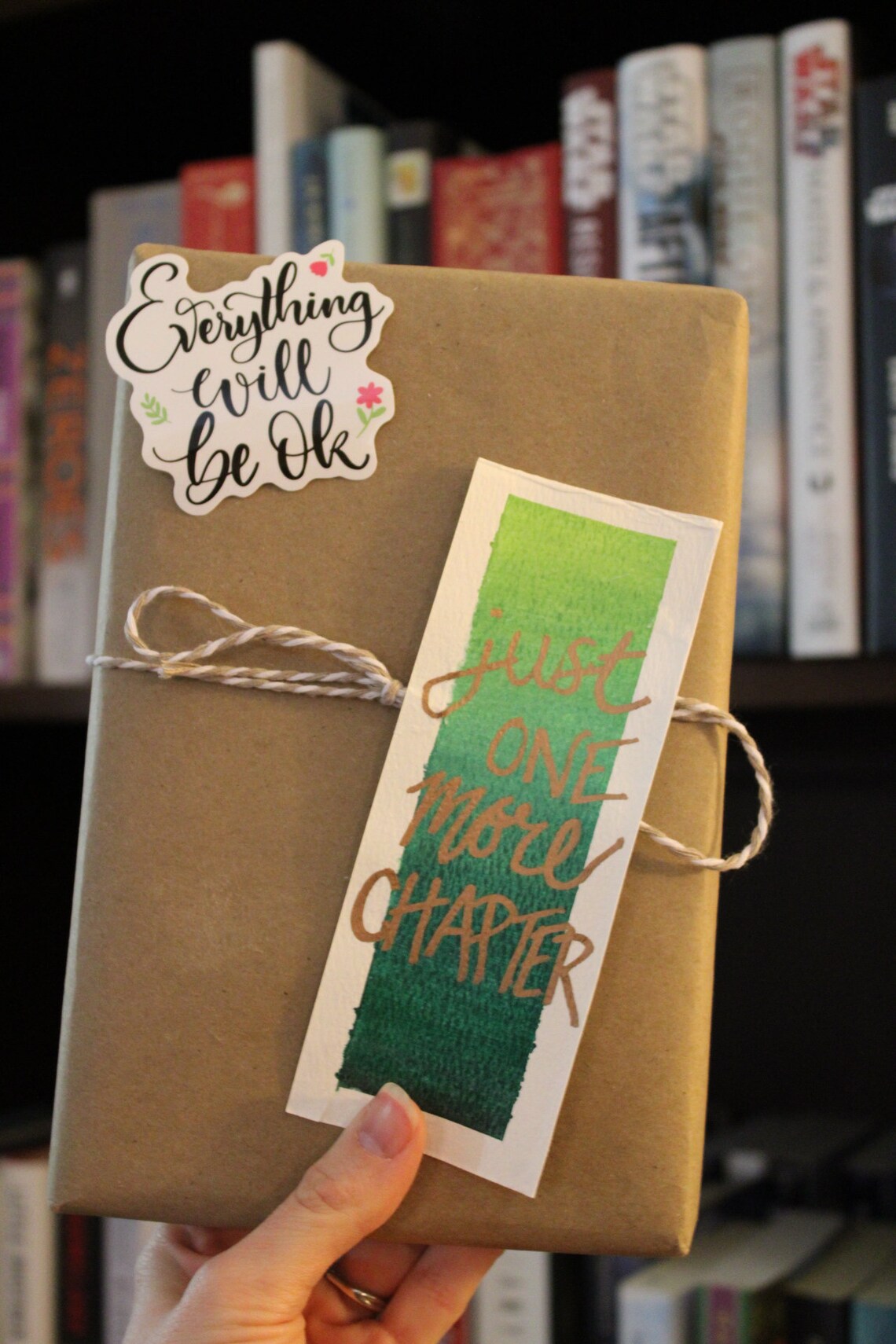 Blind Date With A Book / Handmade Bookmark / Motivational Sticker ...