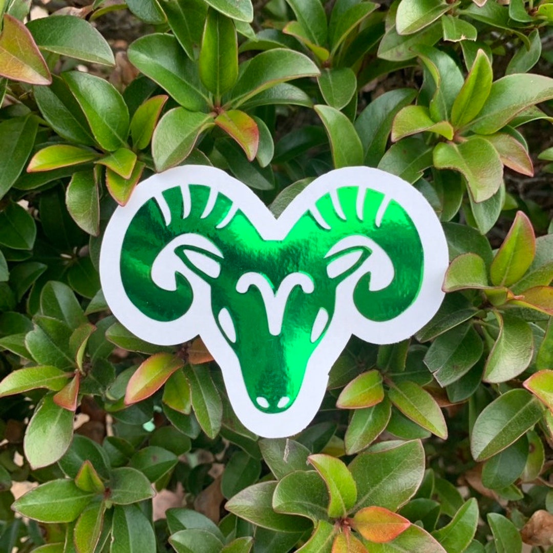 Aries Ram Vinyl Decal, Holographic Astrology Sticker for Car, Tumbler ...