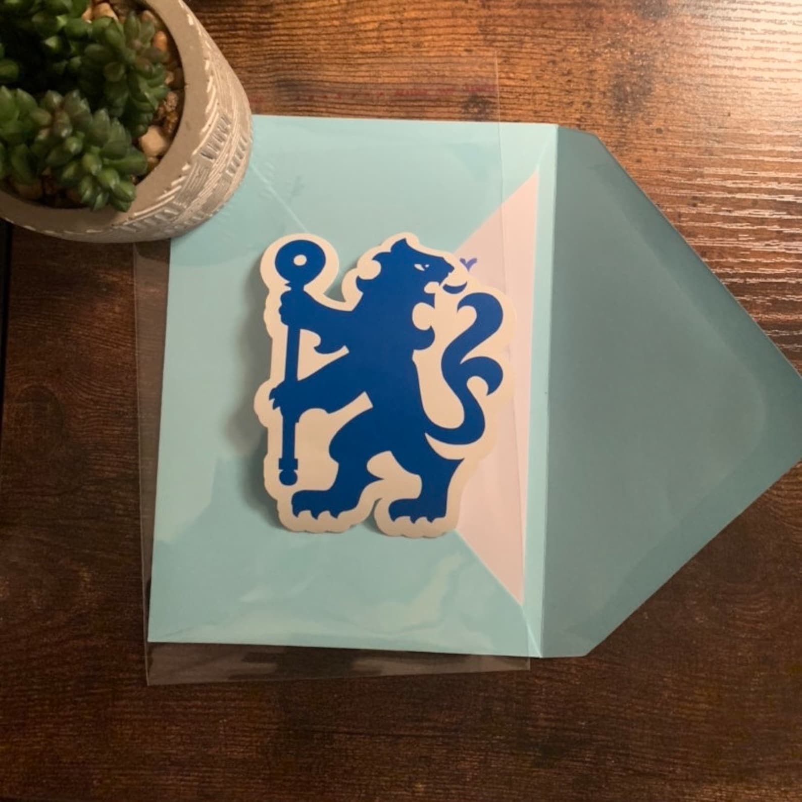 Chelsea FC Lion Decal Chelsea Lion Logo CFC Vinyl Sticker - Etsy