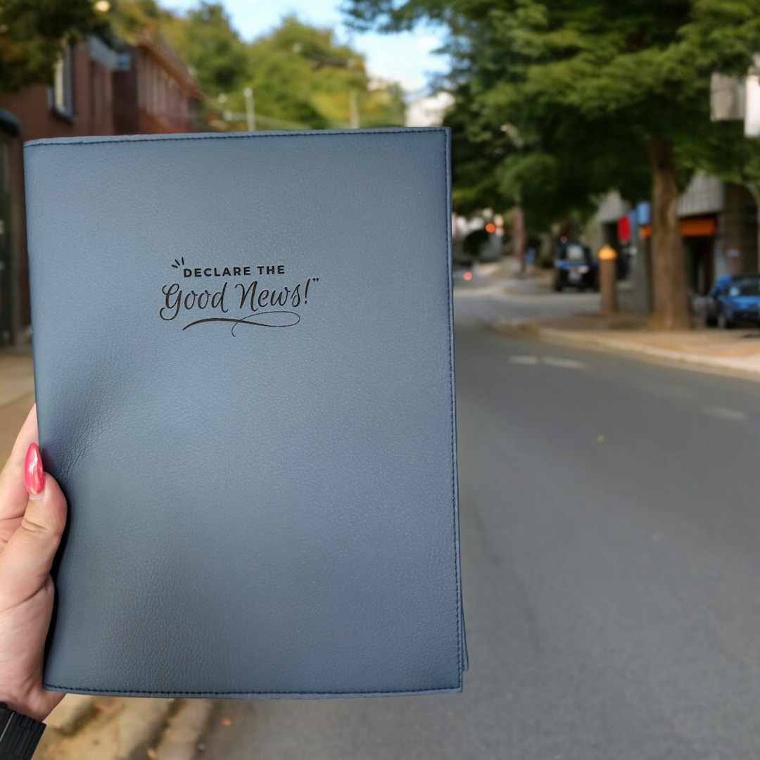 JW Magazine Folder Holder Organizer Ministry Gift Baptism Pioneer Faux ...