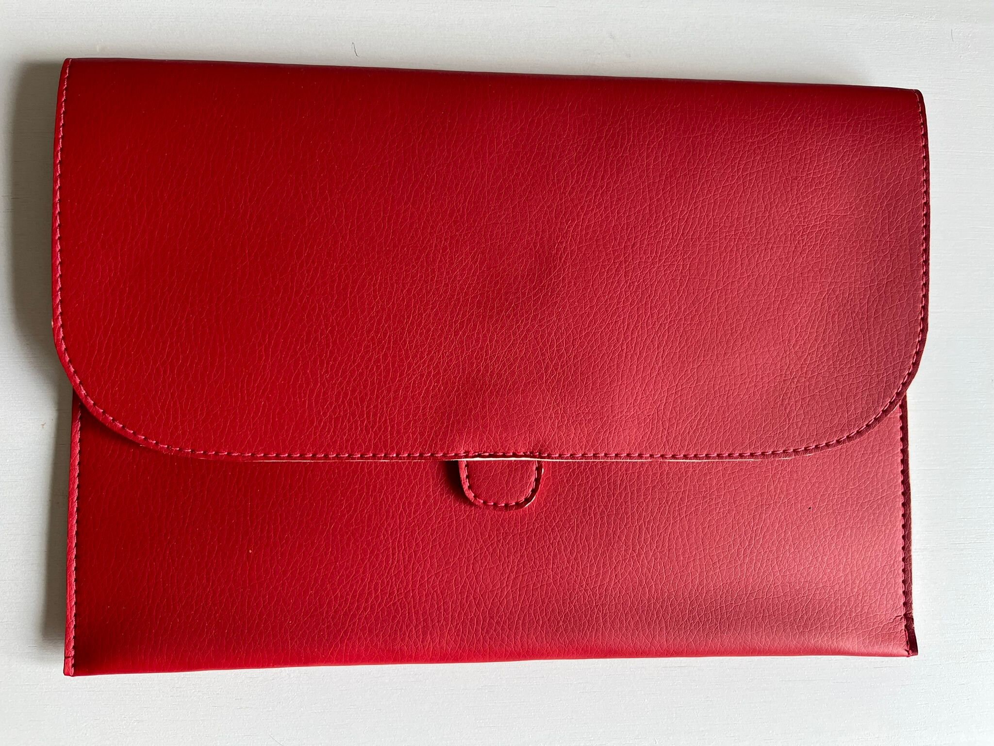 JW Faux Leather Magazine Folder Holder for Magazine Brochures iPad ...