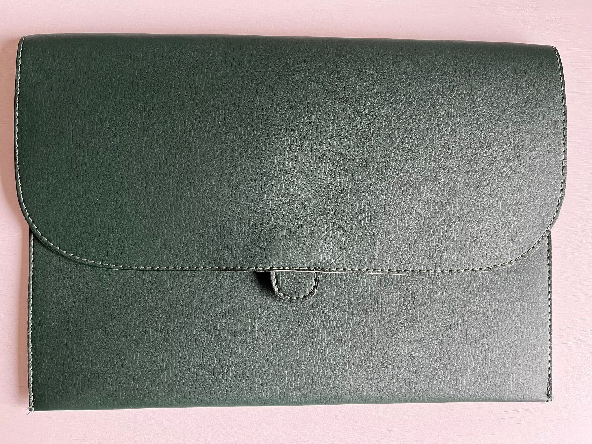 JW Faux Leather Magazine Folder Holder for Magazine Brochures iPad ...