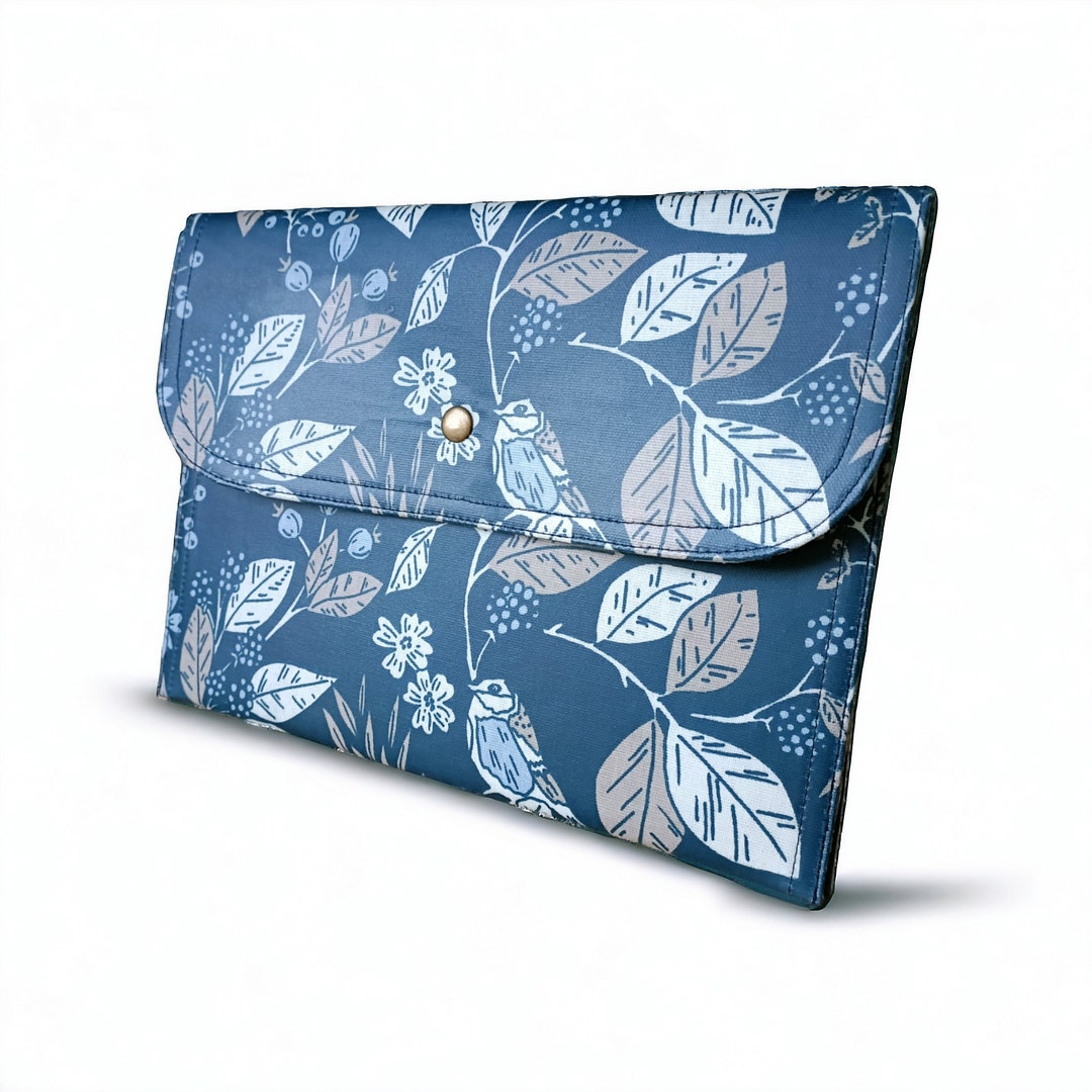 JW Fabric / Pu Leather Magazine Brochure Folder Holder Pouch for ...