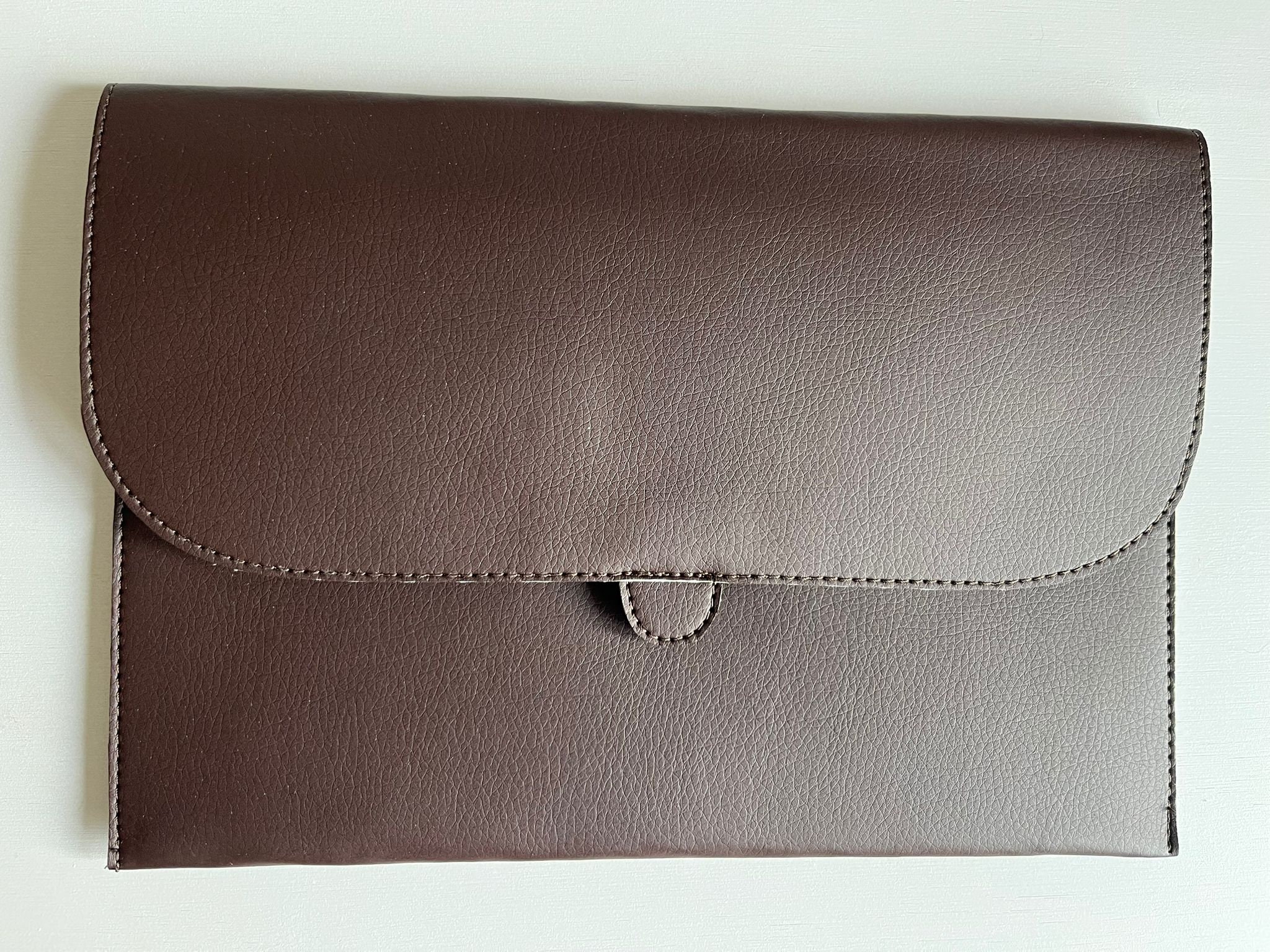 JW Faux Leather Magazine Folder Holder for Magazine Brochures iPad ...