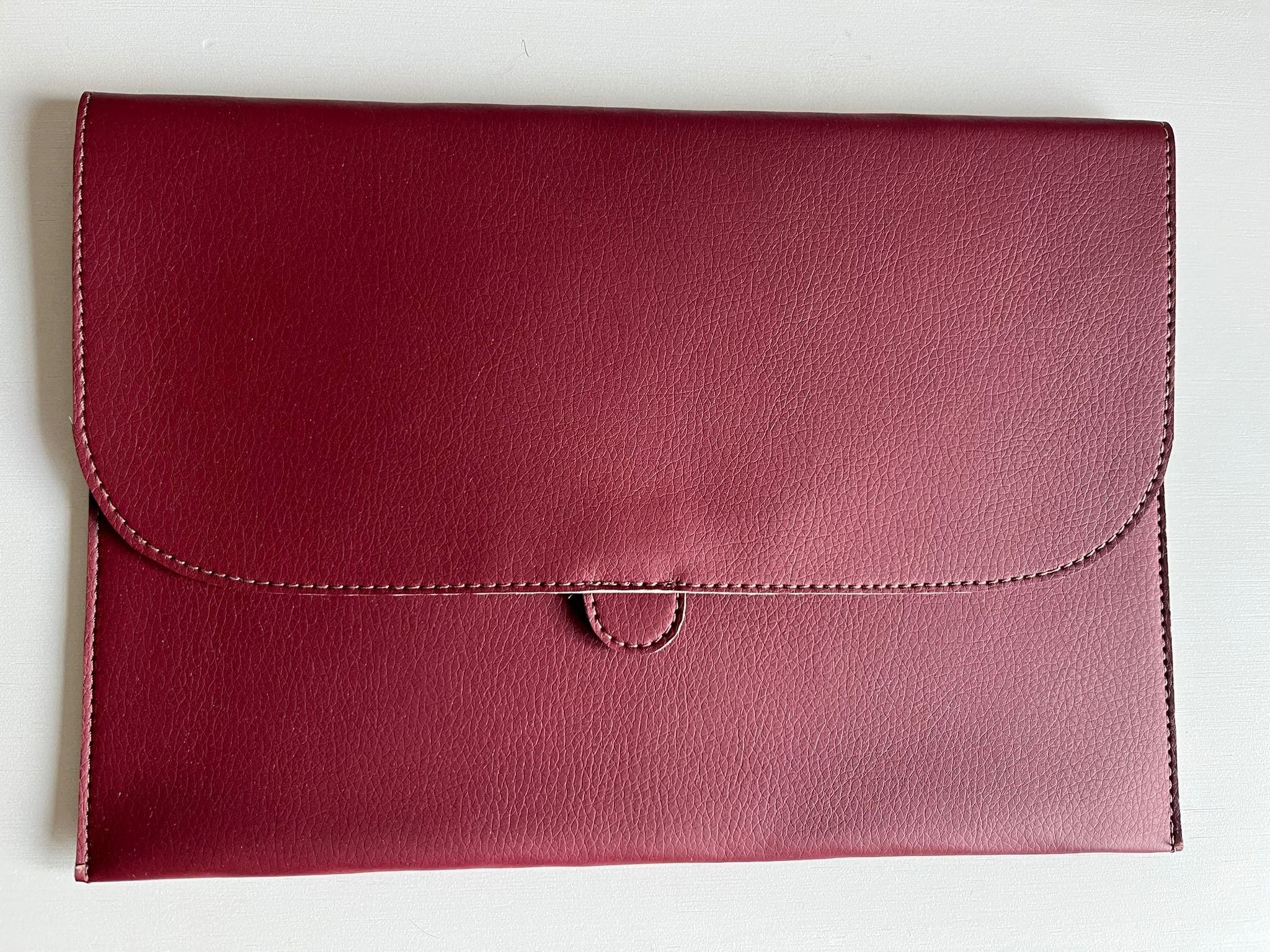 JW Faux Leather Magazine Folder Holder for Magazine Brochures iPad ...