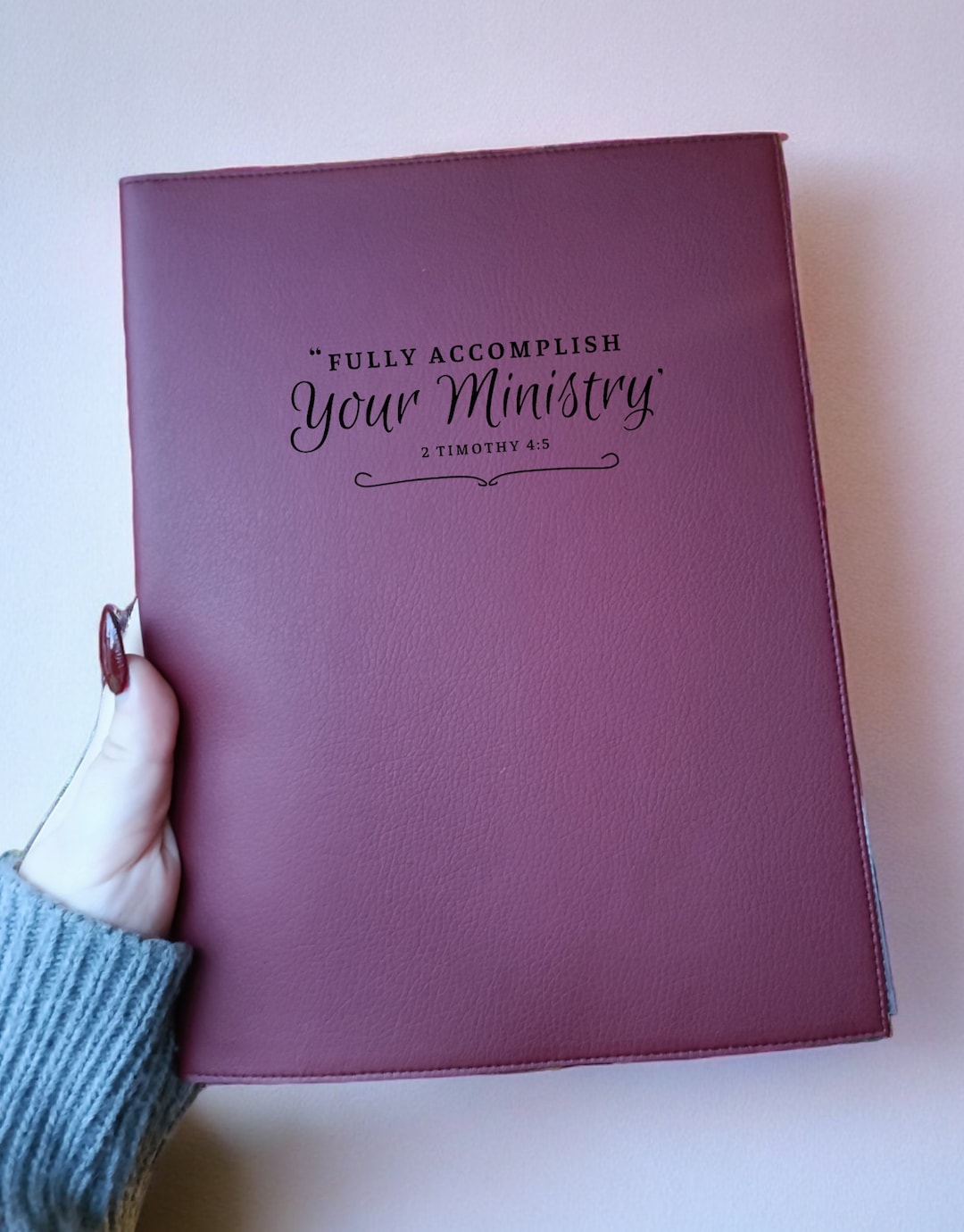 JW Magazine Folder Holder Organizer Ministry Gift Baptism Pioneer Faux ...