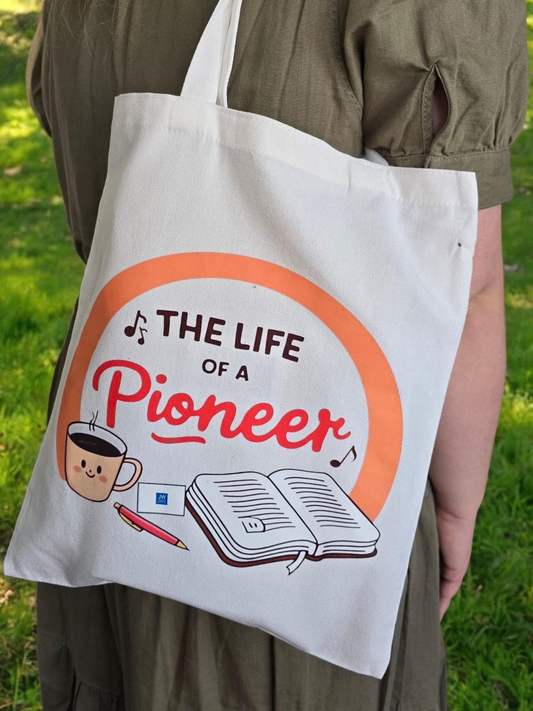 Jw Tote Bag, Best Life Ever, Life of a Pioneer, Thankful Grateful ...