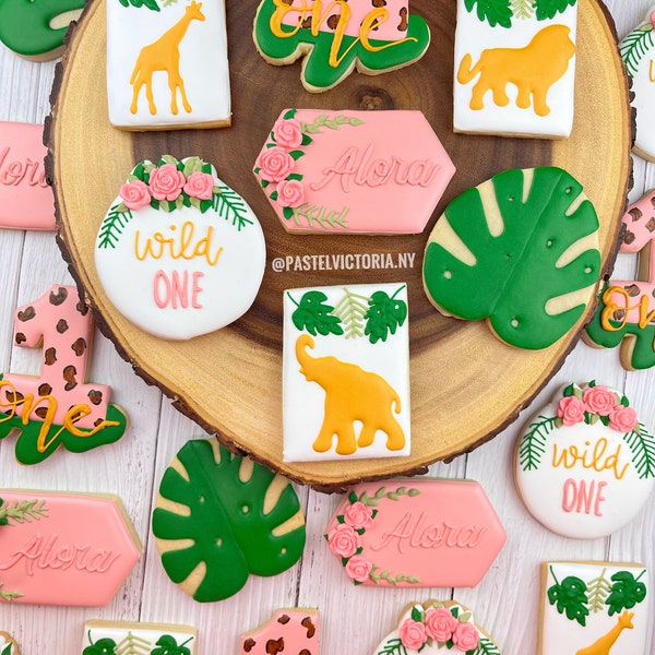 Personalized Safari Cookies - Etsy