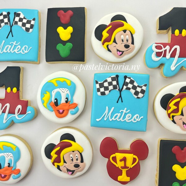 Mickey Mouse Cookies - Etsy