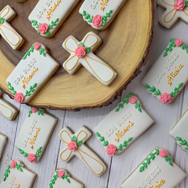 Cross Cookies - Etsy