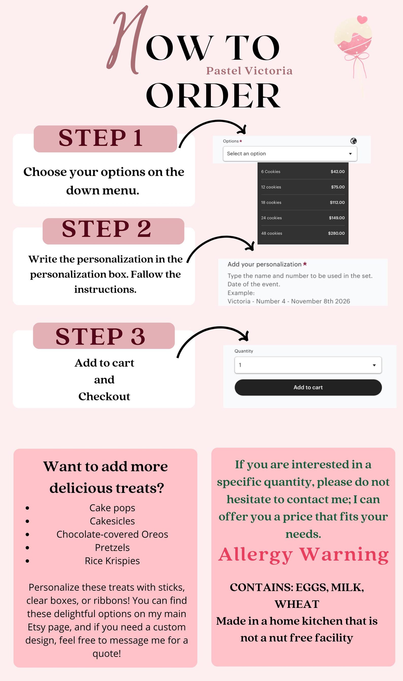 Set of 5 Tulip Cookies, Mother’s Day Gift for Mom, Gift for Grandma ...