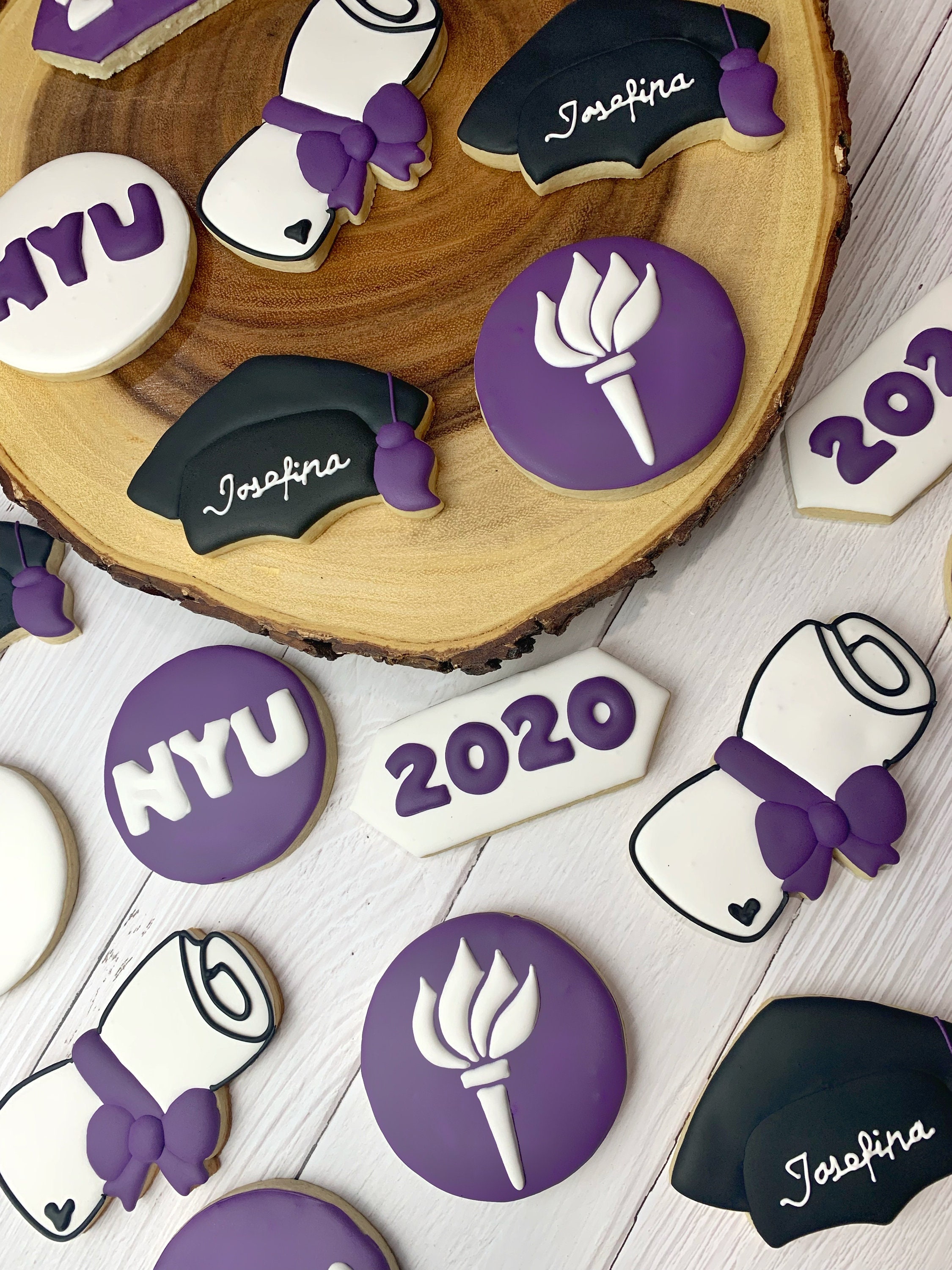 Custom Graduation Cookies 2025, Graduation Party Favors, Class of 25 ...