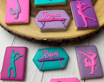 Gymnastics Cookies | Etsy