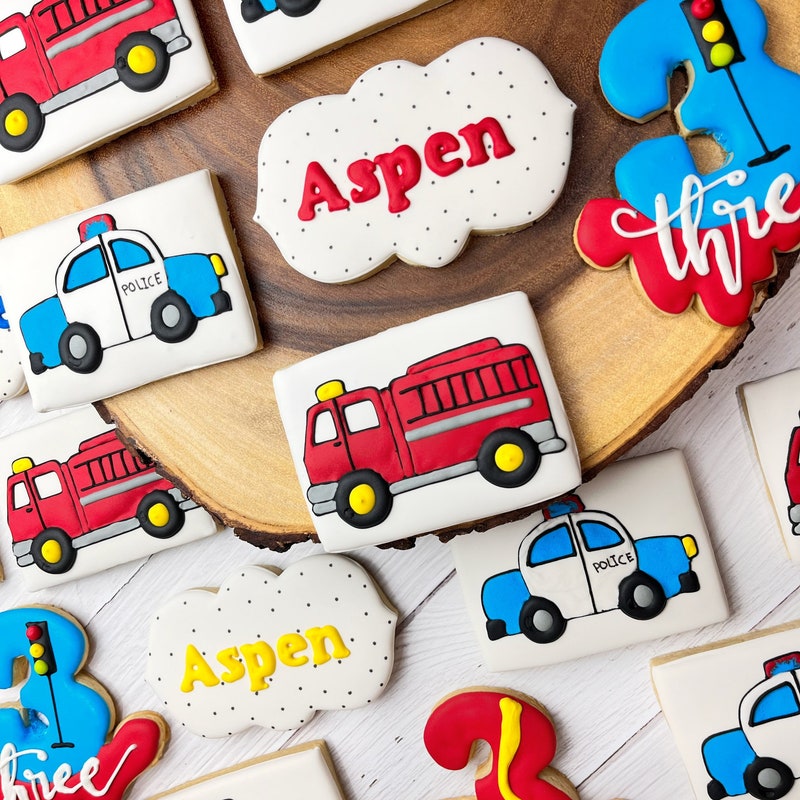 Fireman Cookies - Etsy