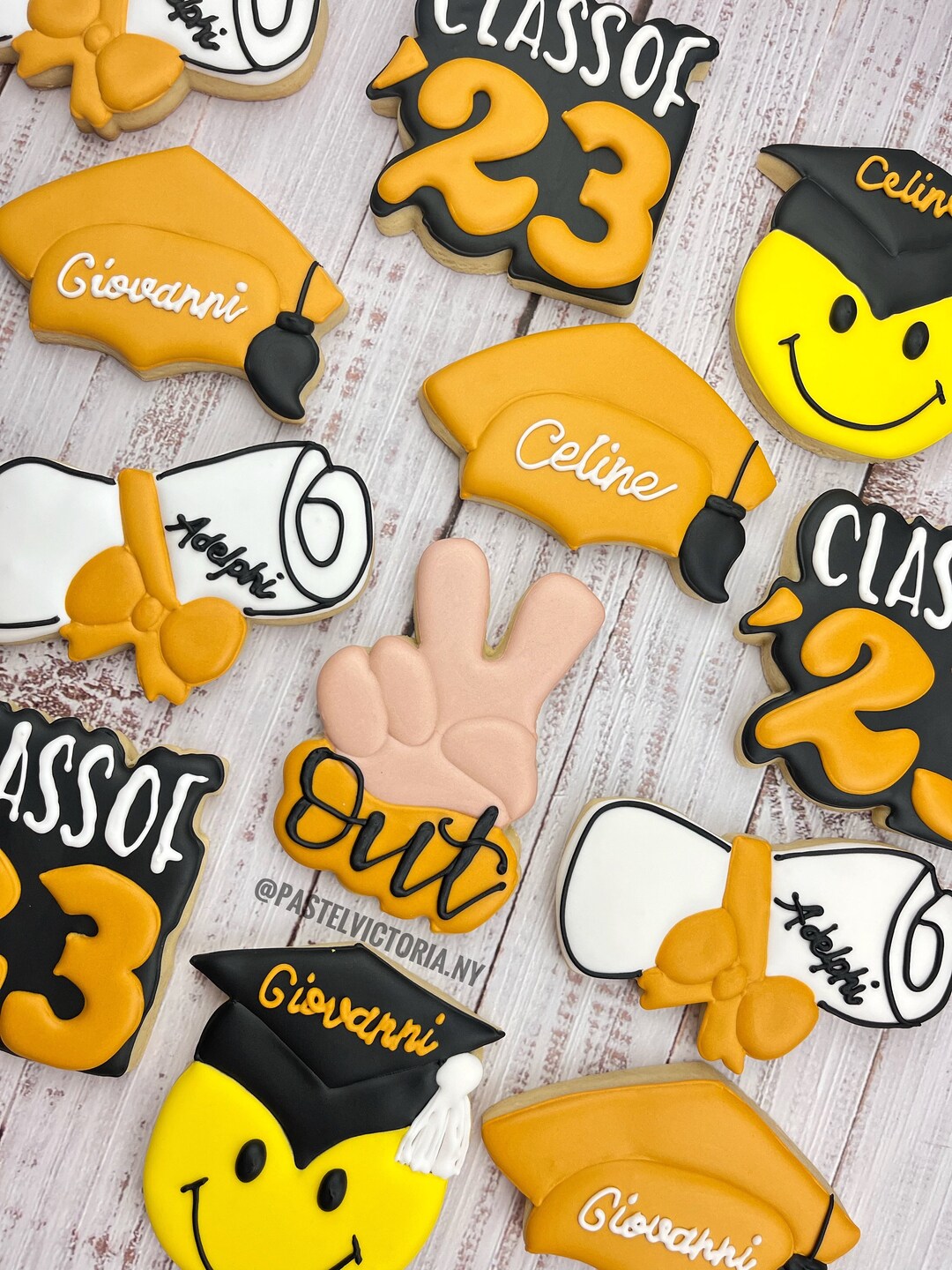 Graduation Sugar Cookies, Diploma Cookies, Custom Graduation ...