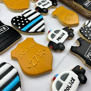 Police Sugar Cookies, Law Enforcement Cookies, Cop Cookie, Police Badge ...