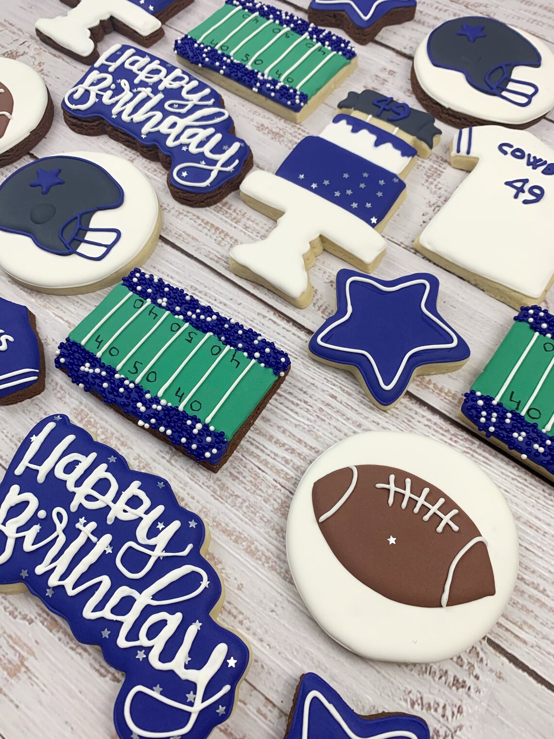 Biscuits au sucre de football. TOUTE ÉQUIPE DISPONIBLE - Etsy France