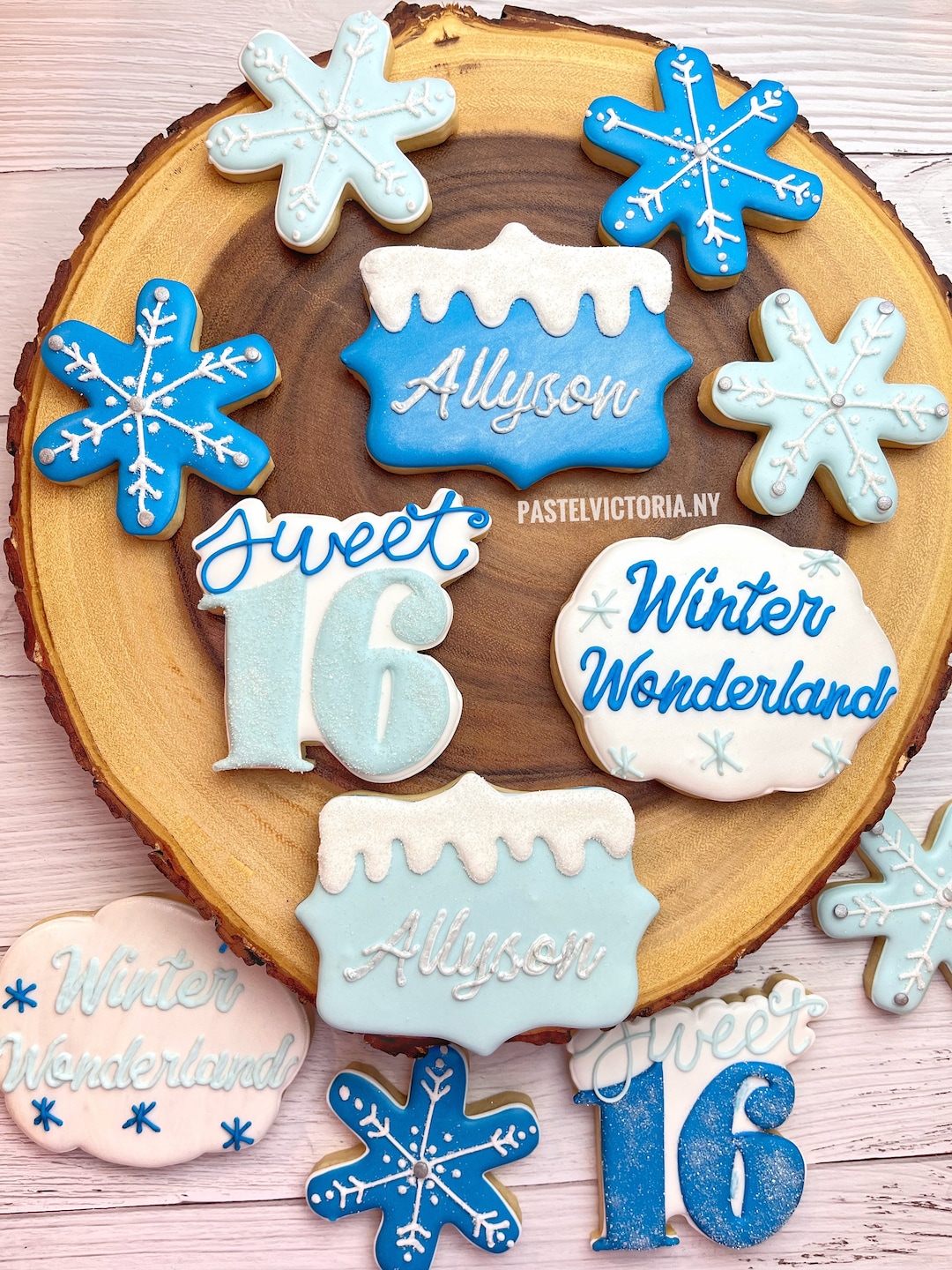 Winter Wonderland Cookie, Snowflake Cookie, Christmas Cookie, Sweet ...