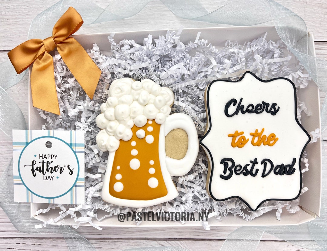 Father’s Day Gift Cookies, Set of 2 Cookies, Best Dad Ever Cookies ...