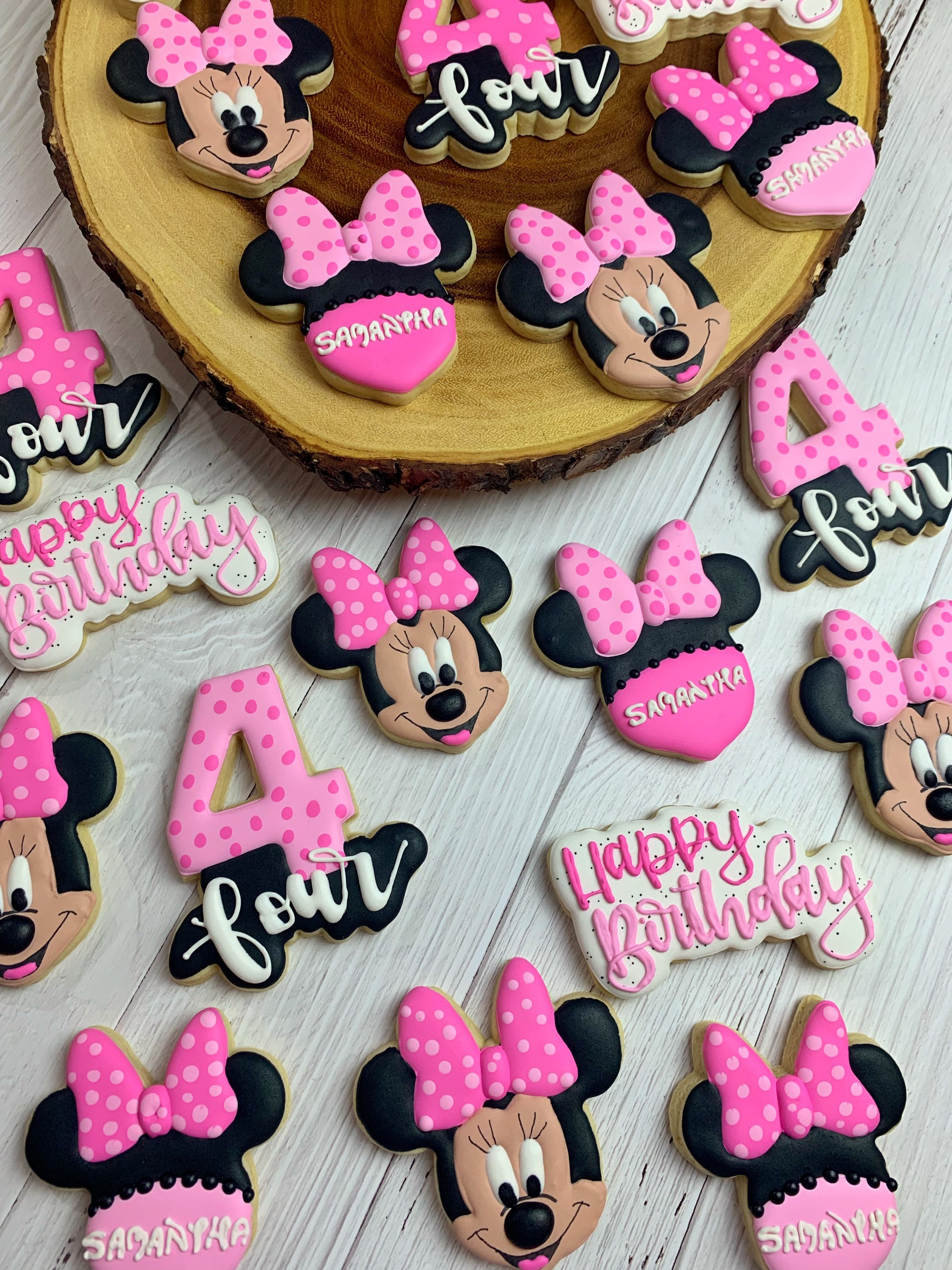 Minnie Mouse Sugar Cookies Minnie Mouse Decorated Cookies - Etsy