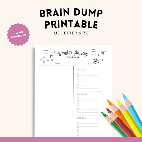 Brain Dump - Etsy