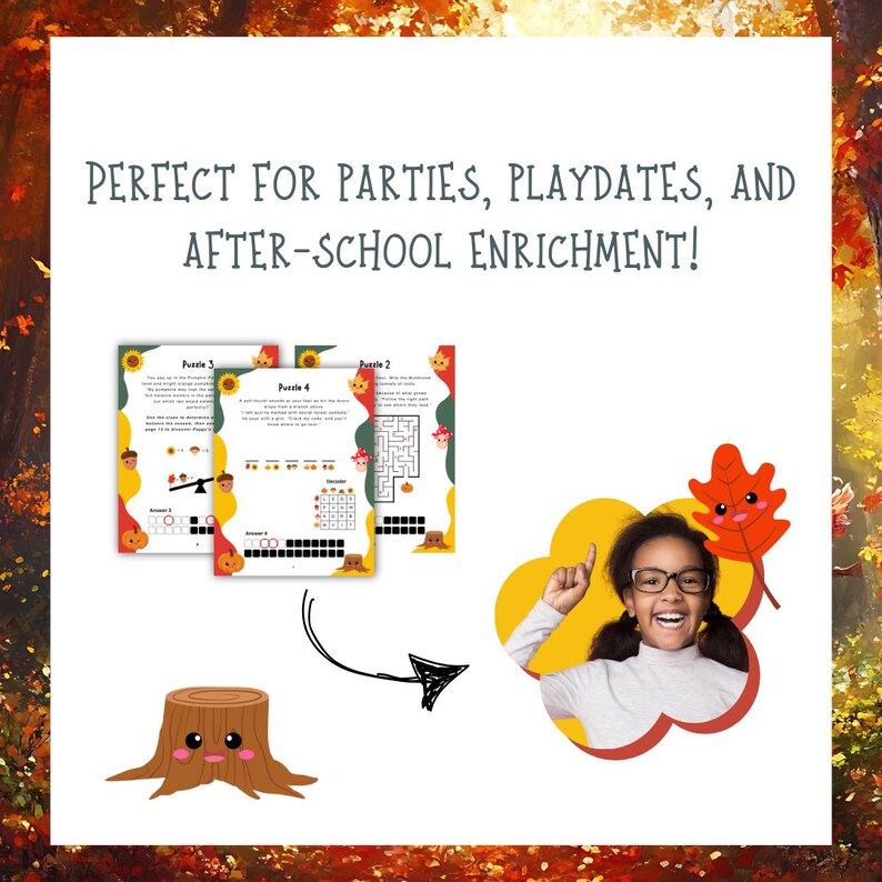 The Enchanted Forest Escape Room | Fall Printable Game for Kids ...