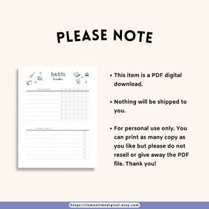 Weekly Habit Tracker Printable - Etsy