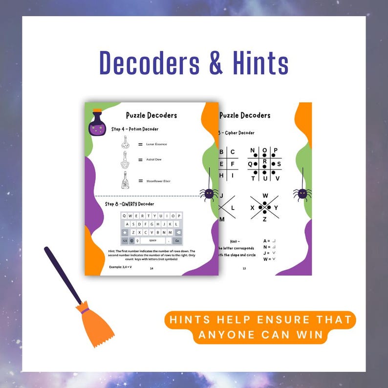 Printable Wizard Escape Room Game for Kids, Birthday Party Games ...