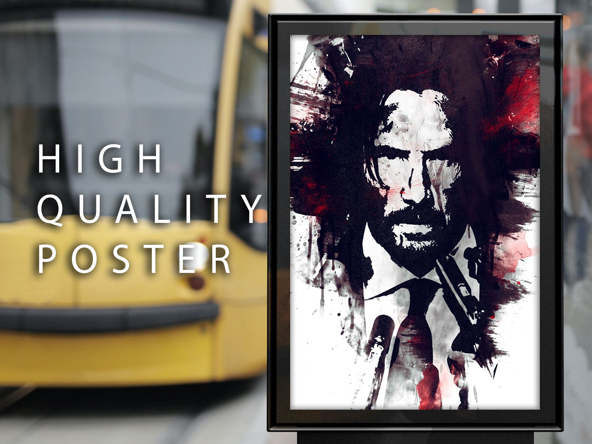 Keanu Reeves poster Keanu Reeves art print Keanu Reeves wall | Etsy