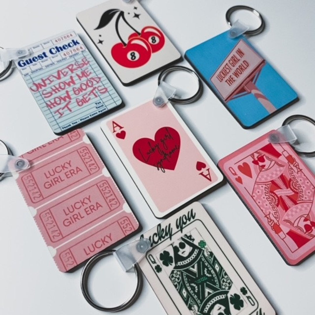 Lucky Girl Syndrome Keychain I Am so Lucky Keychain Gifts Lucky Girl ...