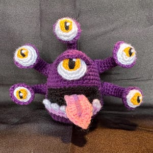Handmade Beholder Amigurumi - Cute and Creepy Plush Toy With Unique ...