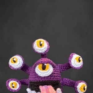 Handmade Beholder Amigurumi - Cute and Creepy Plush Toy With Unique ...