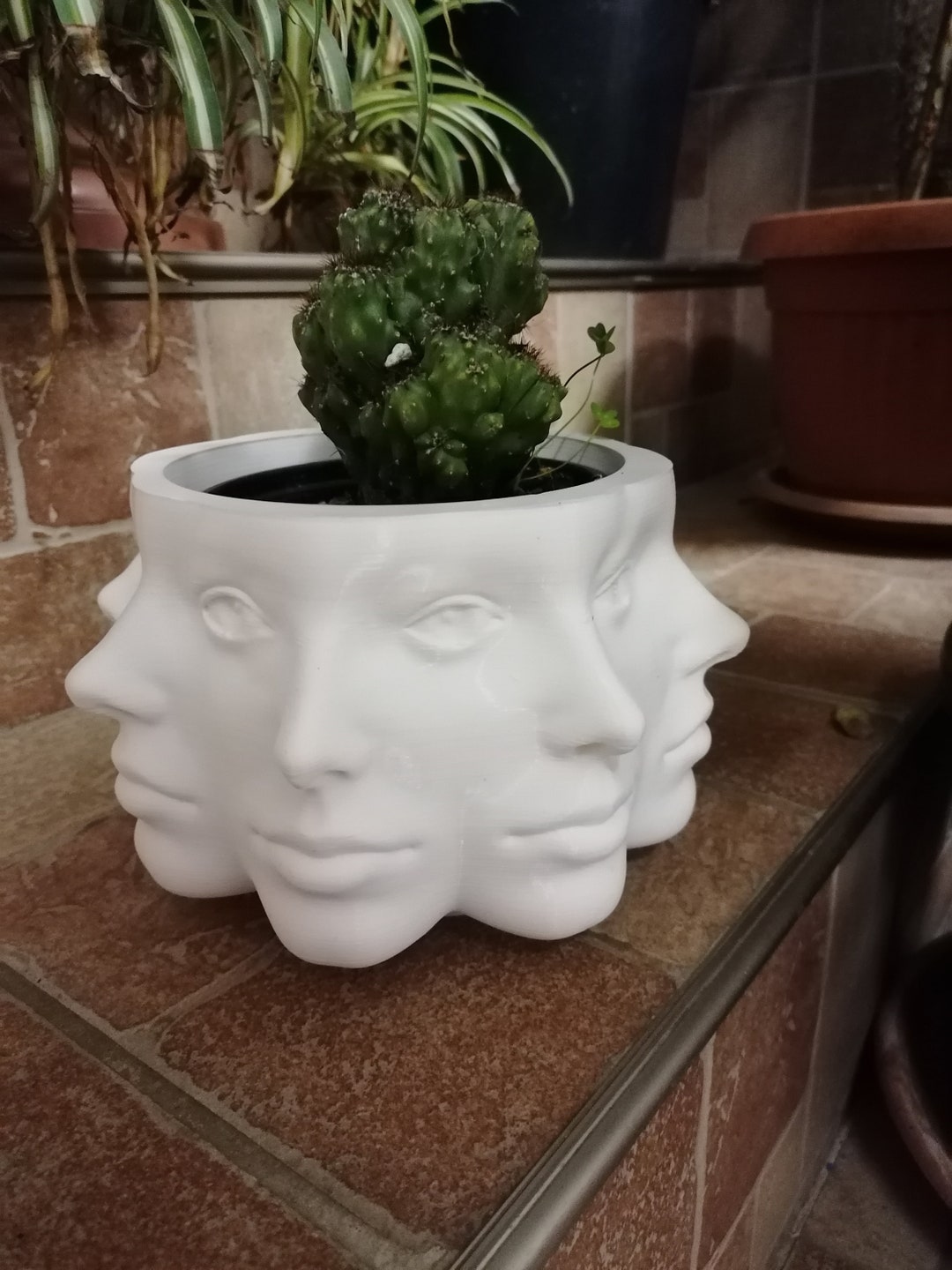 Polyface Planter-vase 3d Printed - Etsy