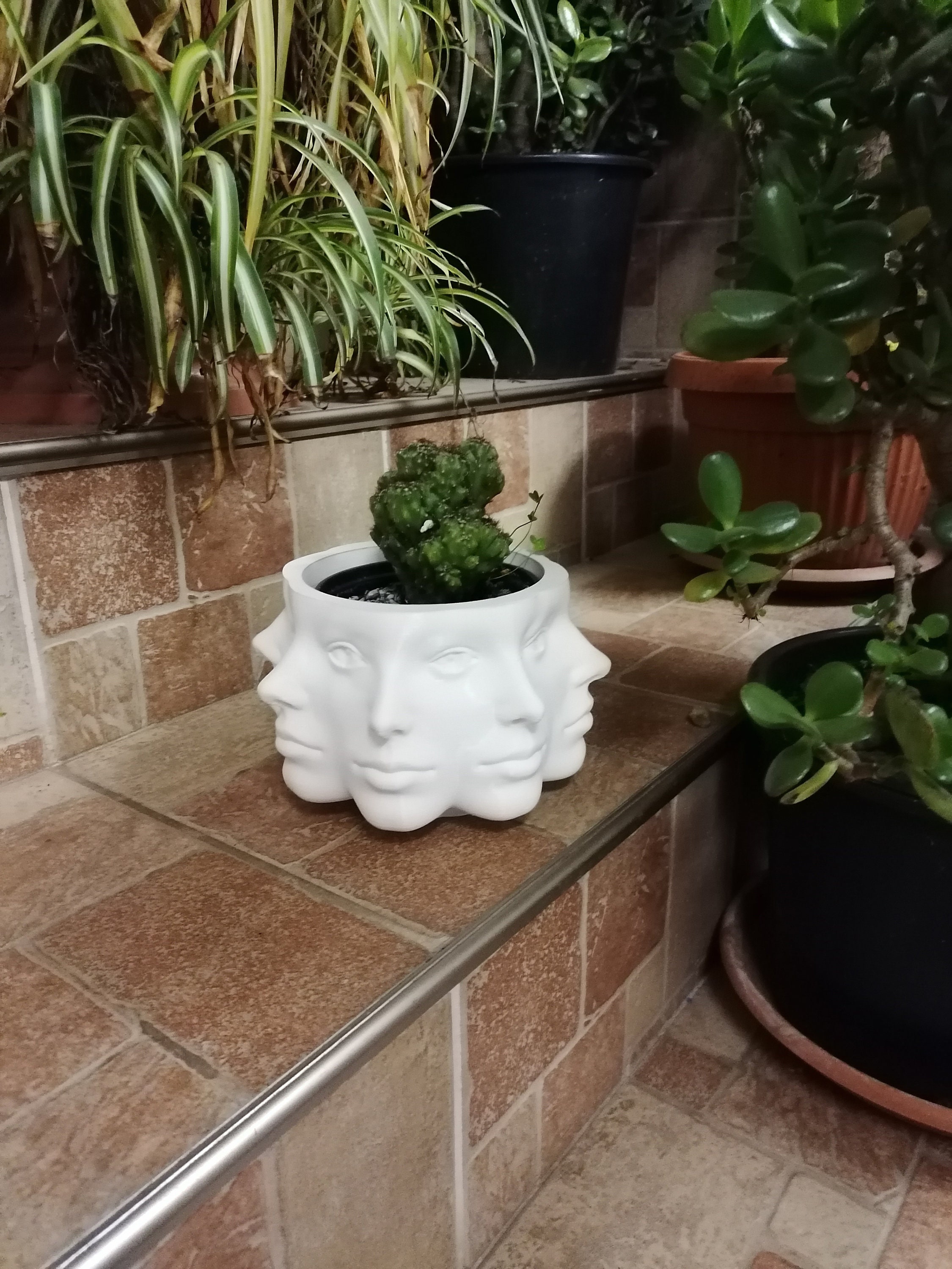Polyface Planter-vase 3d Printed - Etsy